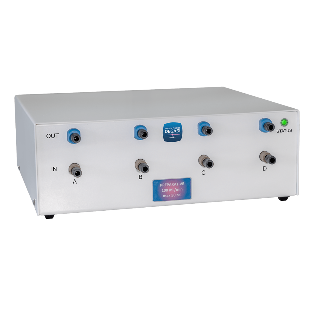 DEGASi® Prep+ | Powerful & Flexible Degasser | Biotech Fluidics