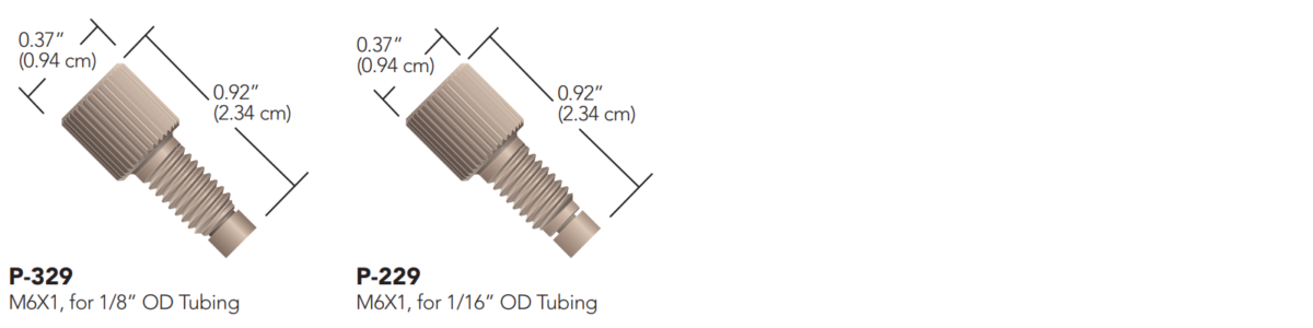 Metric Flangeless™ fittings - Biotech Fluidics