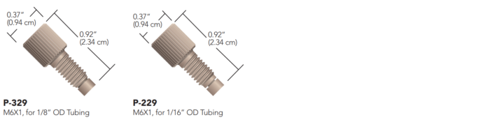 Metric Flangeless™ fittings - Biotech Fluidics