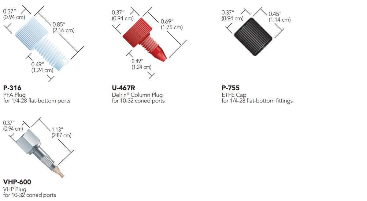 Plugs & caps - Biotech Fluidics