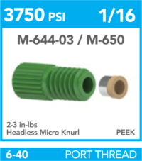 IDEX flat-bottom fittings - Biotech Fluidics