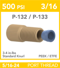 IDEX Flat-Bottom Fittings | Biotech Fluidics