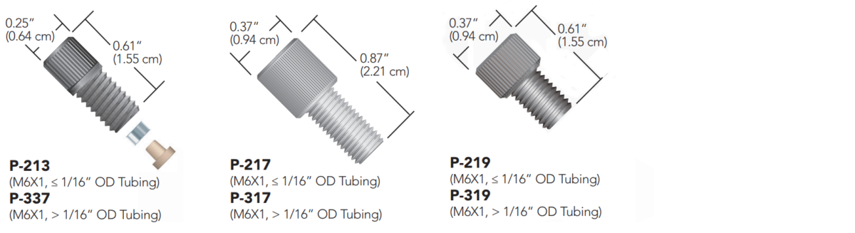 Metric Flangeless™ fittings - Biotech Fluidics