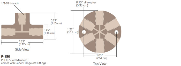 Tees, crosses & manifolds - Biotech Fluidics