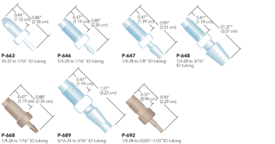 Barbed connectors - Biotech Fluidics