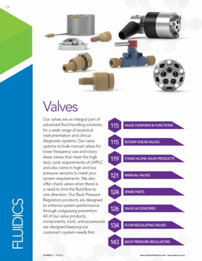 Idex Catalouge | Great Fluidic Solutions | Biotech Fluidics